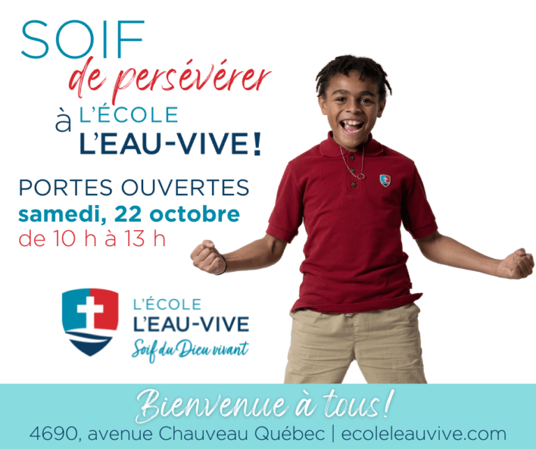 Portes ouvertes 2022 - École L'Eau Vive